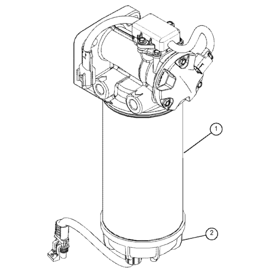 3913764 FILTRO SEPARADOR DE ÁGUA E COMBUSTÍVEL CATERPILLAR - Vedstore